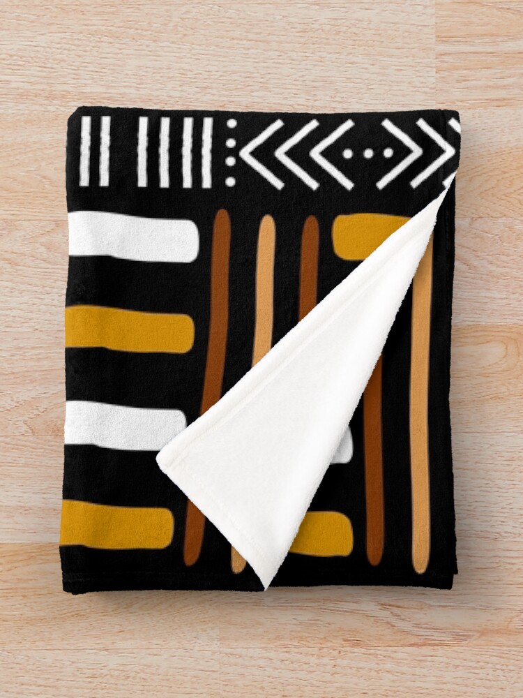 "African Bogolan Mud Cloth" Throw Blanket for Sale by funkyvibes ...
