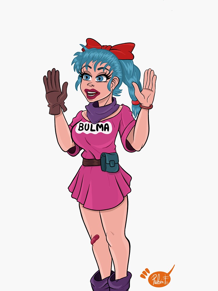 "bulma" Sticker for Sale by RubenFranco | Redbubble