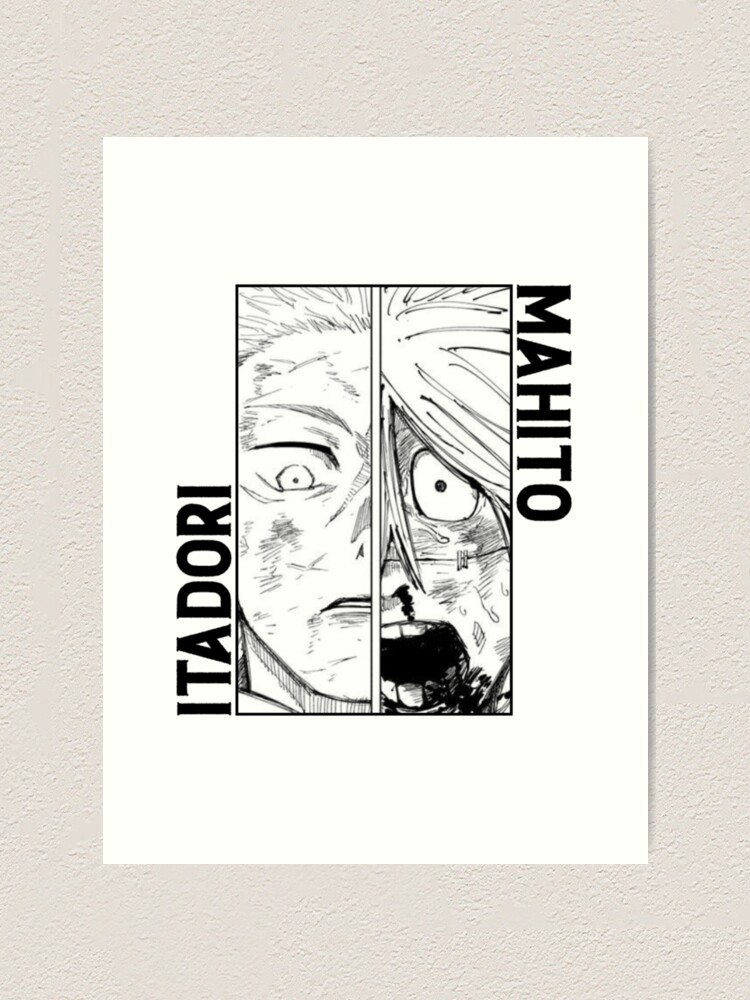 "Jujutsu Kaisen Itadori Yuji & Mahito" Art Print for Sale by KINGDONG ...
