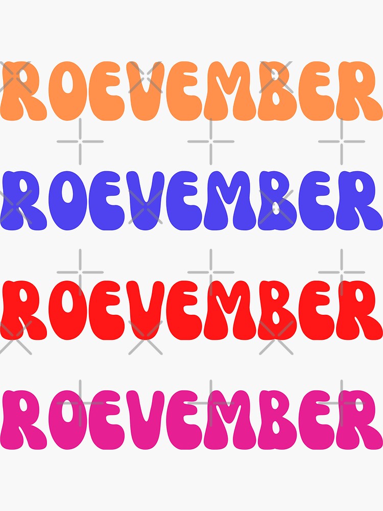 " Roevember" Sticker for Sale by fabrice1987 | Redbubble