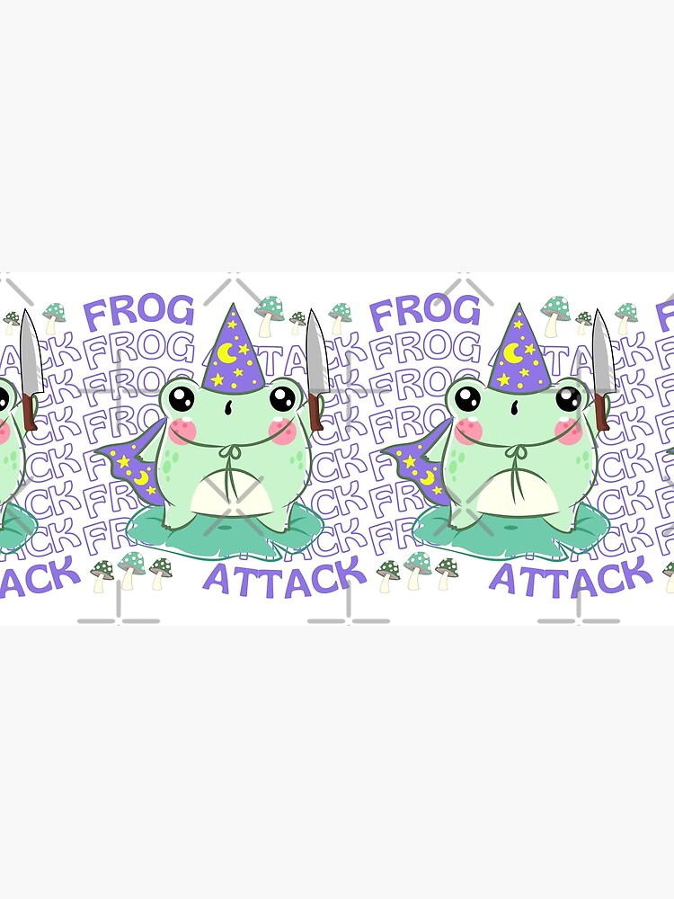 "Cute Cartoon Kawaii Frog holding knife | adorable knife animals ...