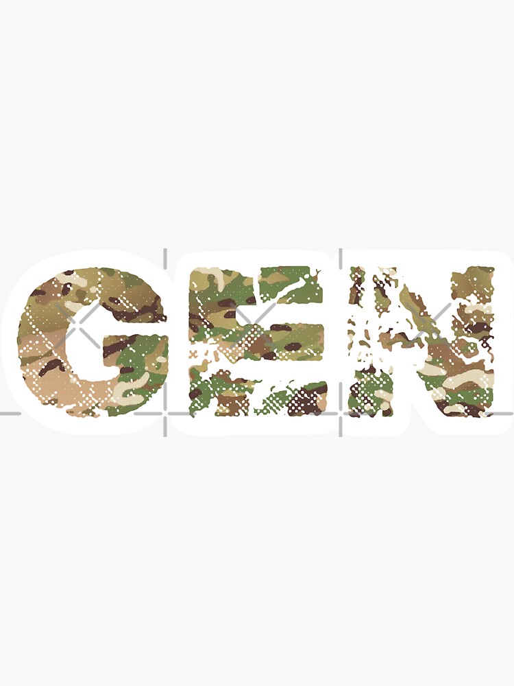 "Gen" Sticker for Sale by Gibbo184 | Redbubble