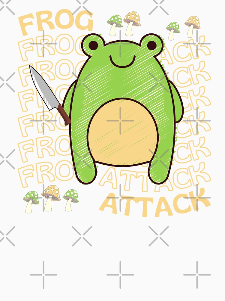 "Cute Cartoon Kawaii Frog holding knife | adorable knife animals ...