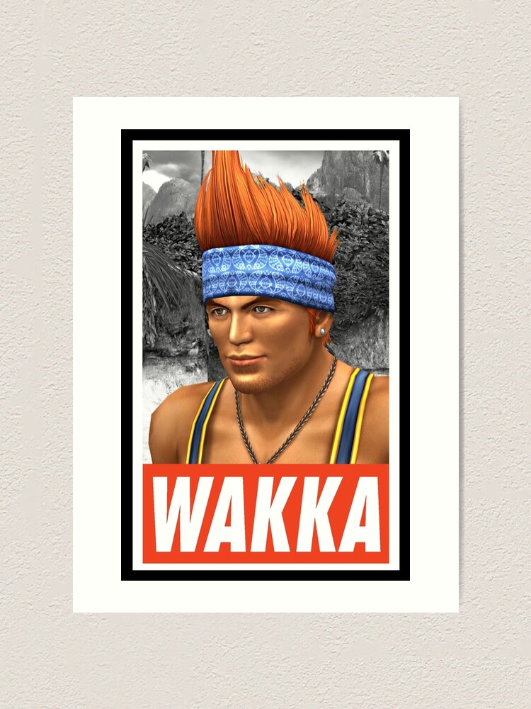 "-FINAL FANTASY- Wakka" Art Print by WubbaDubb | Redbubble