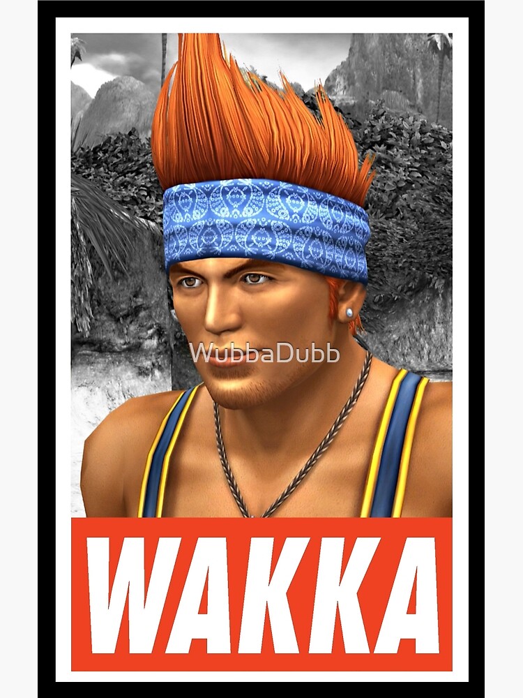 "-FINAL FANTASY- Wakka" Art Print by WubbaDubb | Redbubble