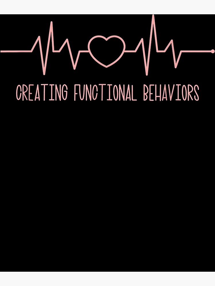 "Aba Cute Creating Functional Behaviors " Poster for Sale by judyufmi ...