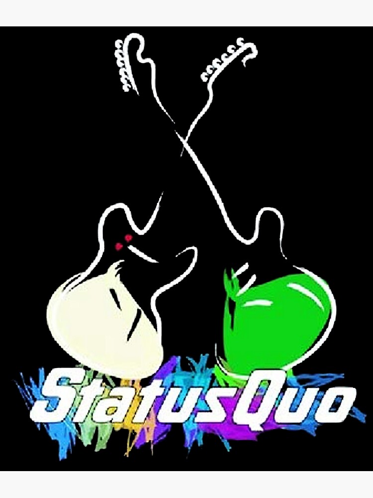 "status quo best album logo" Poster for Sale by RevaBCurry | Redbubble