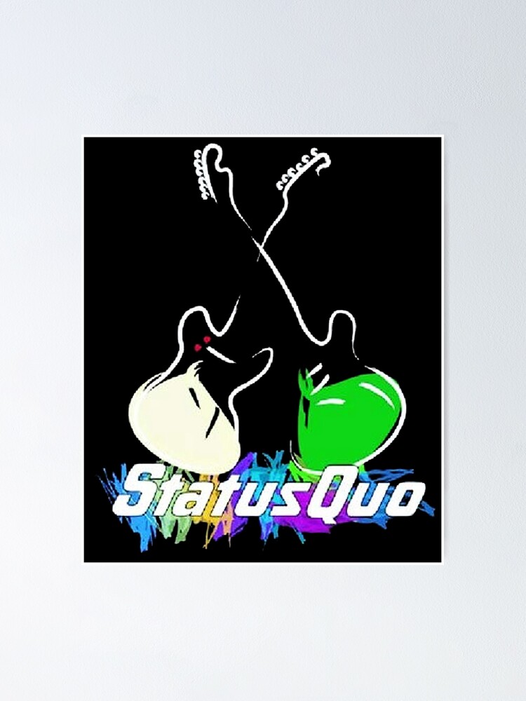 "status quo best album logo" Poster for Sale by RevaBCurry | Redbubble