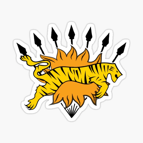 "Chola sigil flag ponniyin selvan " Sticker for Sale by arstudioz ...