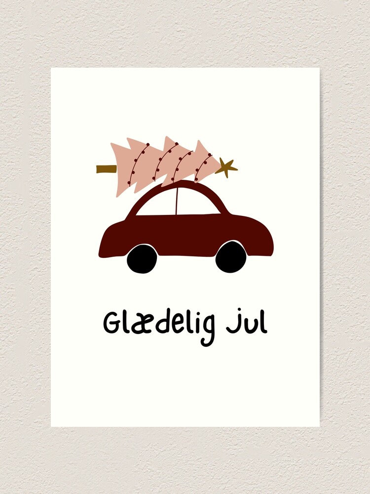 "Glædelig Jul (happy Christmas in Danish) Julekort Danish Christmas ...