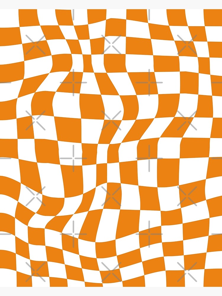 Wavy Checkered Pattern Wallpaper