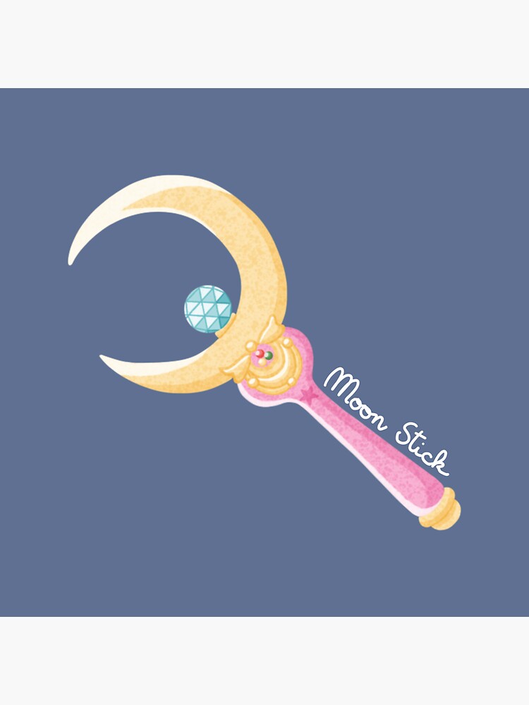 "Sailor Moon's Moon Stick" Sticker for Sale by Karla-Kiky | Redbubble