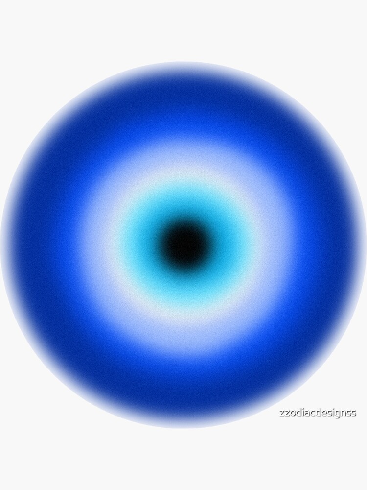 "Evil Eye Aura" Sticker for Sale by zzodiacdesignss | Redbubble