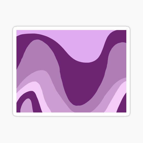 "Weird and wavy" Sticker for Sale by HSquidStudios | Redbubble