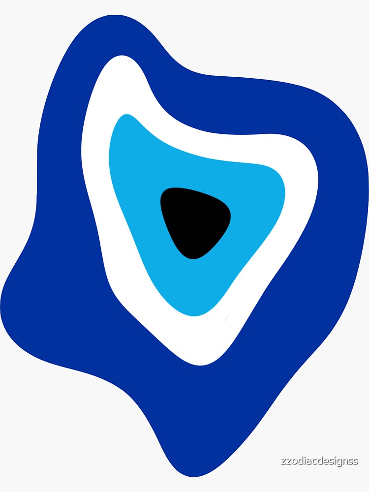 "Drippy Evil Eye" Sticker for Sale by zzodiacdesignss | Redbubble