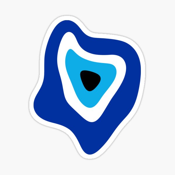 "Drippy Evil Eye" Sticker for Sale by zzodiacdesignss | Redbubble