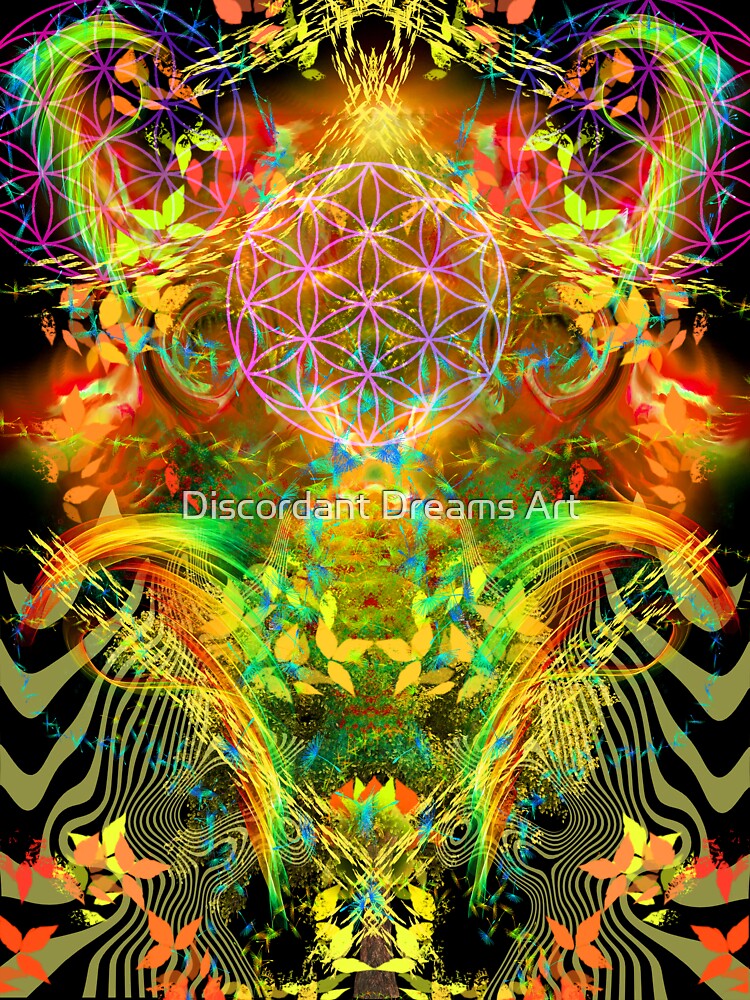 "Golden Autumn Fire Bloom" Sticker for Sale by DiscordDreams | Redbubble