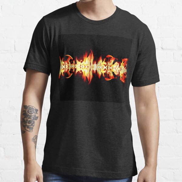 "Fire flames. Flaming effect with burning fire." T-shirt for Sale by ...