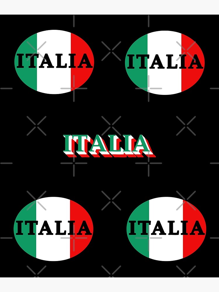 "Italia Flag Pattern Variety Sticker / Magnet Pack - Cool Italy Lover ...
