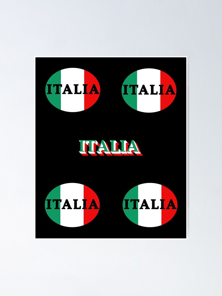 "Italia Flag Pattern Variety Sticker / Magnet Pack - Cool Italy Lover ...
