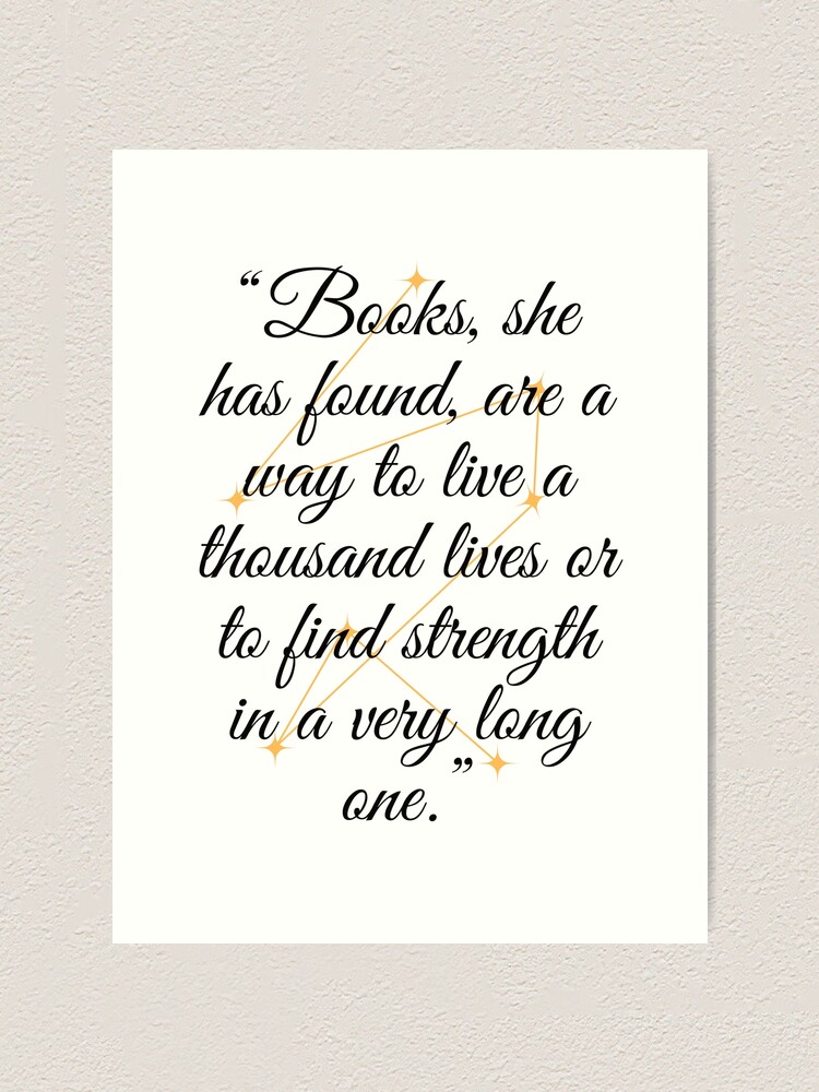 "The Invisible Life Of Addie Larue Quotes" Art Print for Sale by ...