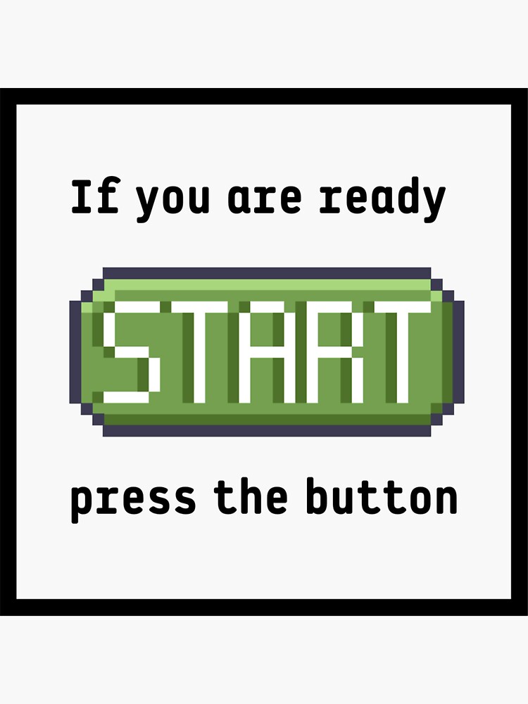 "Press the start button (frame) - Retro gaming experience - Text based ...