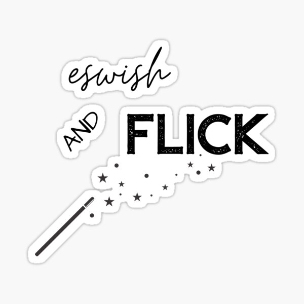"Swish and flick" Sticker for Sale by Andreja1991 | Redbubble