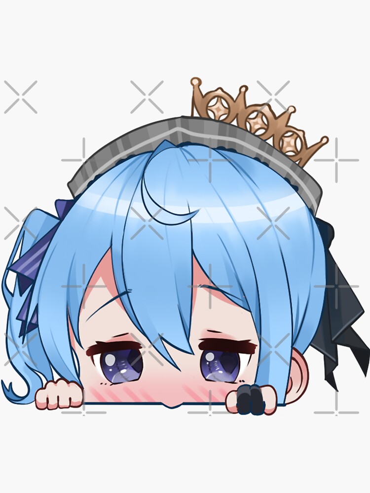 "Hoshimachi Suisei Hololive Eng cute stickers" Sticker for Sale by ...