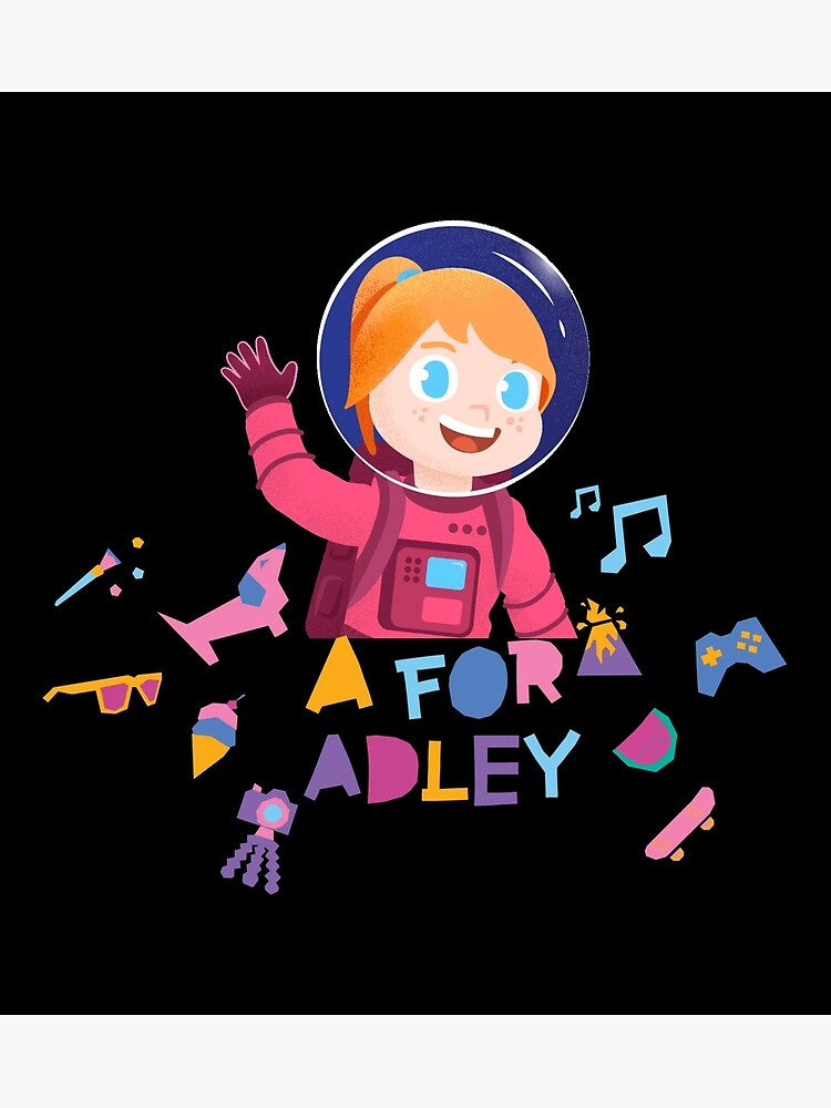 "a for adley , funny for school" Poster for Sale by carla-niki | Redbubble