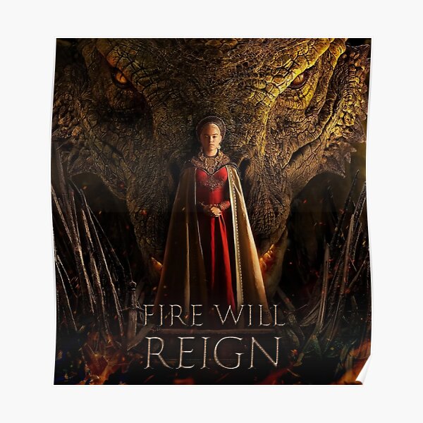 "House Of The Dragon | HOTD" Poster for Sale by Honeynandal | Redbubble