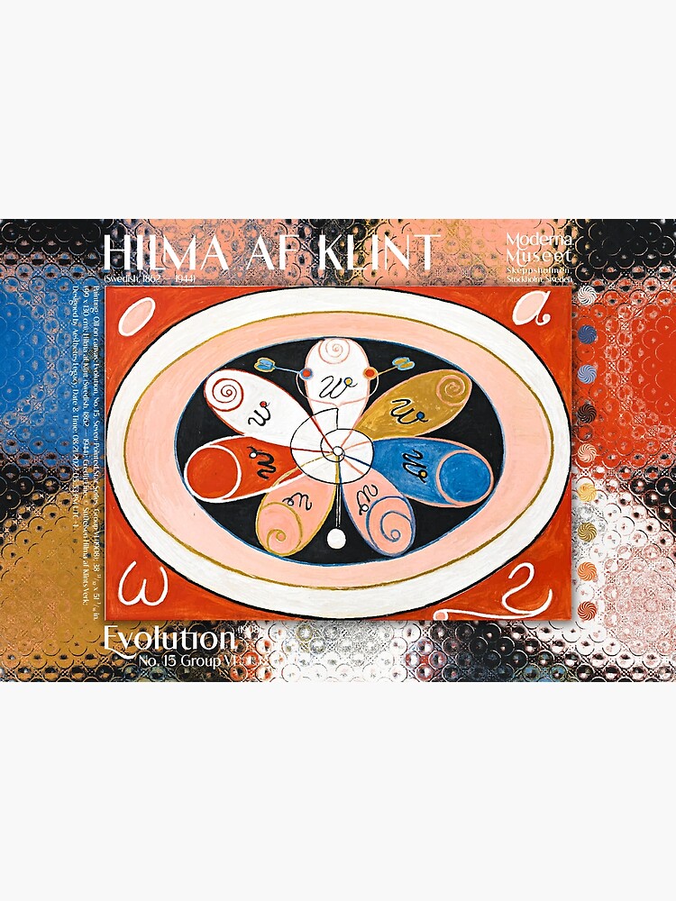 "Hilma Af Klint Evolution No. 15 Seven-Pointed Star Series Abstract ...