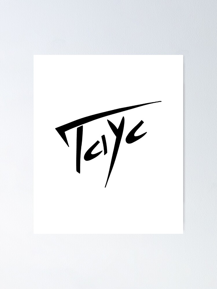 "Tayc logo" Poster for Sale by RAPORI | Redbubble
