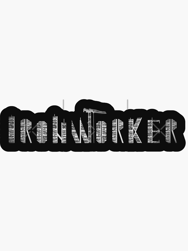 "Skyscraper - Ironworker quote" Sticker for Sale by yococo | Redbubble