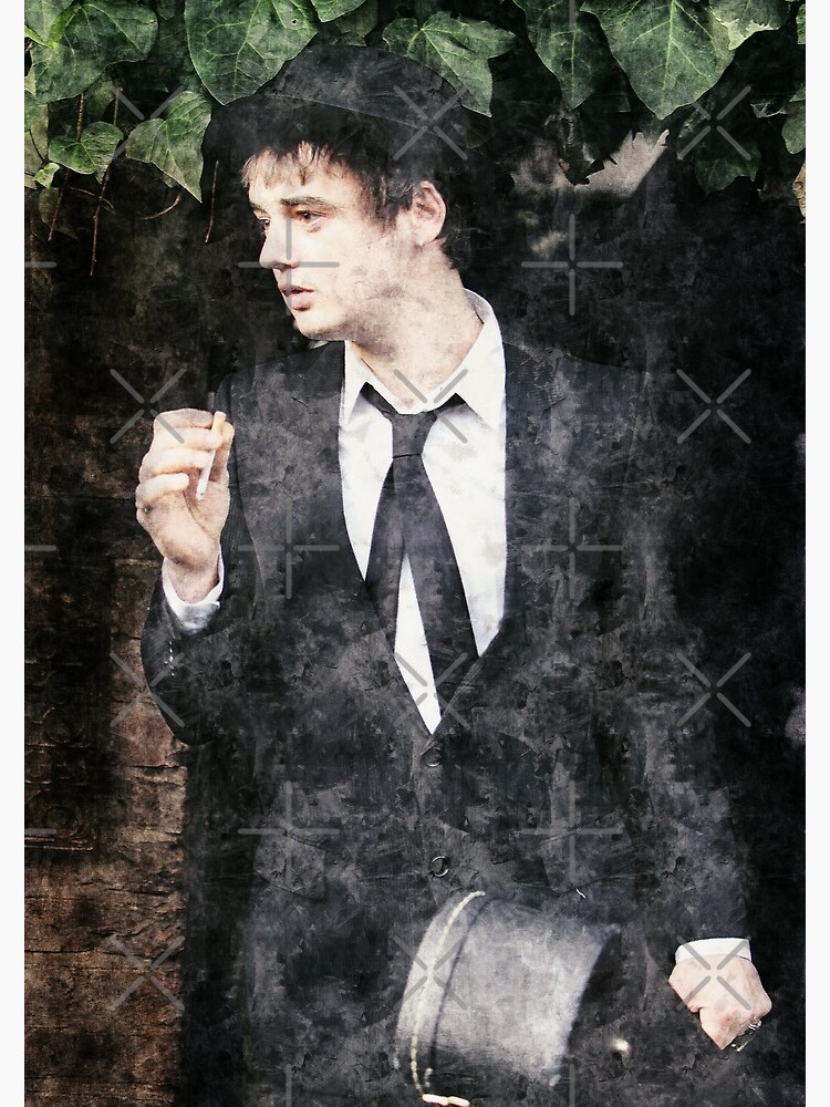"Pete Doherty Digital Painting" Metal Print for Sale by BONBcreative ...