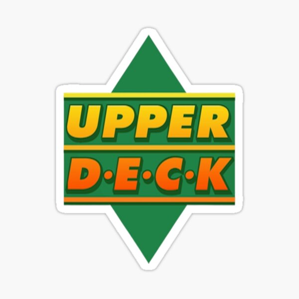 "Upper Deck " Sticker for Sale by SoftyPinkyShop | Redbubble