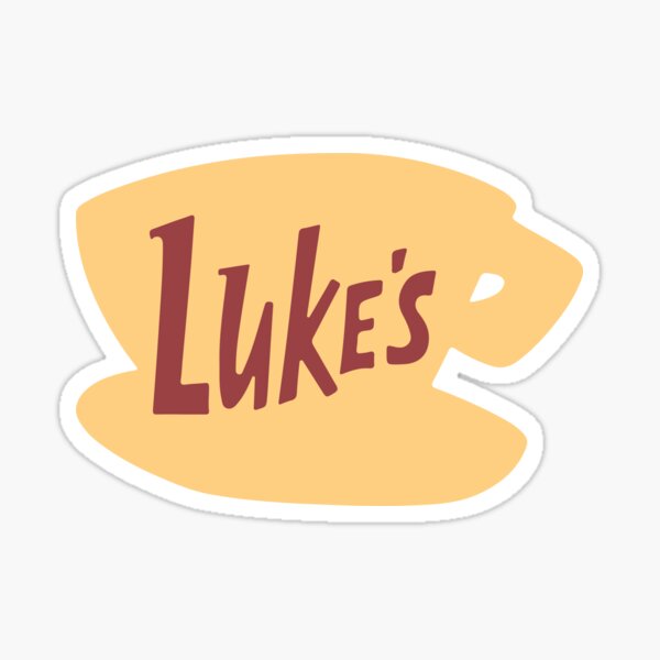 "Luke's Coffee" Sticker for Sale by lanieweber | Redbubble