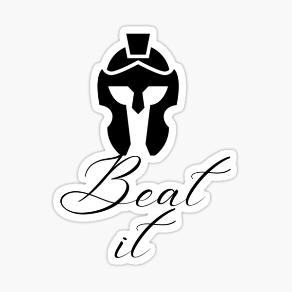 "Armour beat it design" Sticker for Sale by Starmart | Redbubble