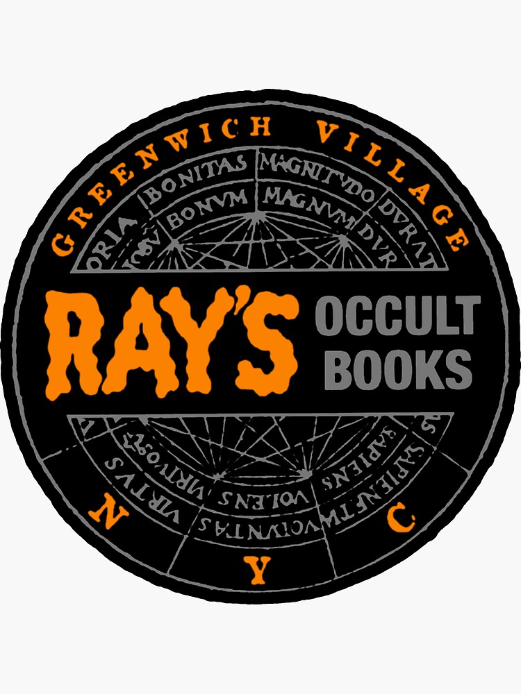 "Ghostbusters - Rays Occult Books" Sticker for Sale by UnconArt | Redbubble