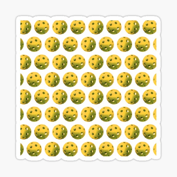 "Yellow Pickleball balls" Sticker for Sale by flamendes | Redbubble