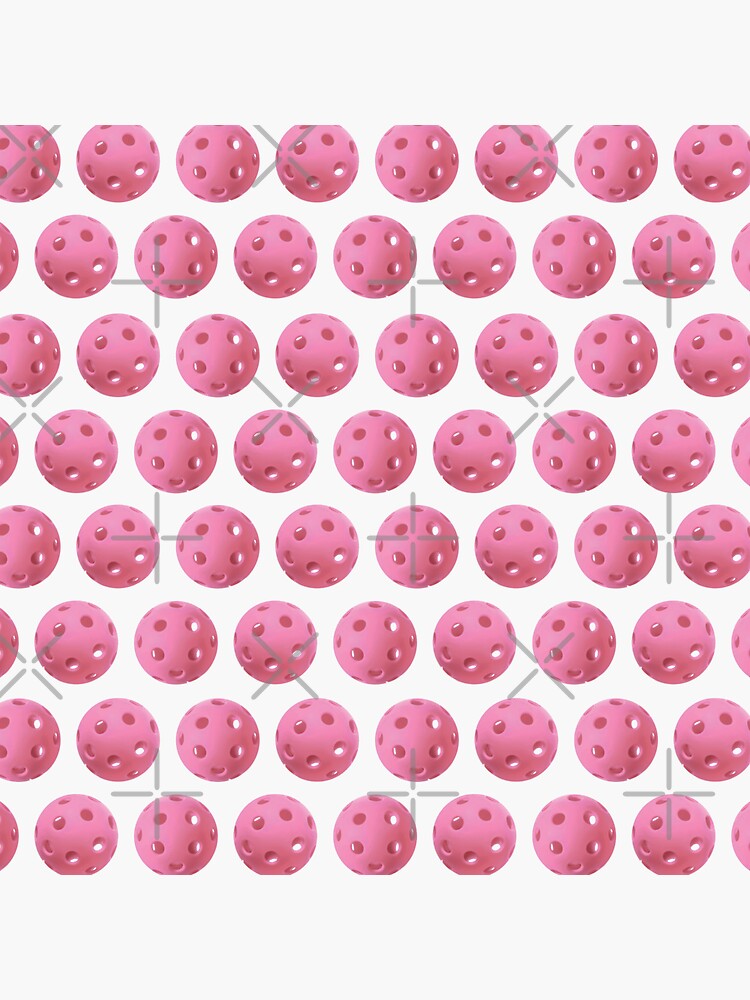 "Pink pickleball balls" Sticker for Sale by flamendes | Redbubble
