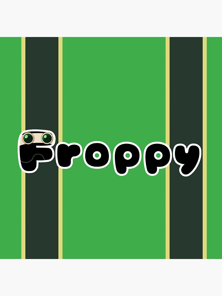 "Froppy Hero Name (w/background)" Sticker for Sale by EtherealAngelCF ...