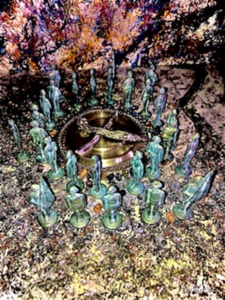 "Tin Soldier Aliens Reality " Sticker for Sale by SoulArtSara | Redbubble