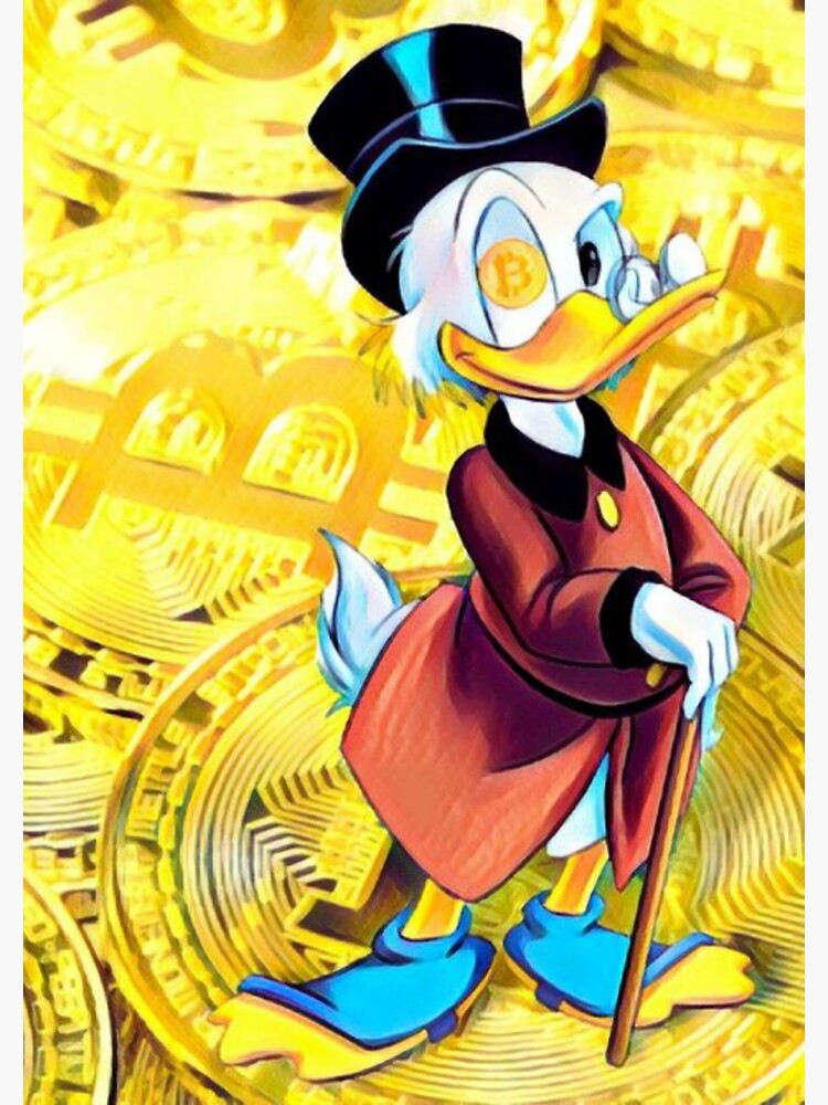 "Scrooge McDuck" Sticker for Sale by GEK-NERD | Redbubble