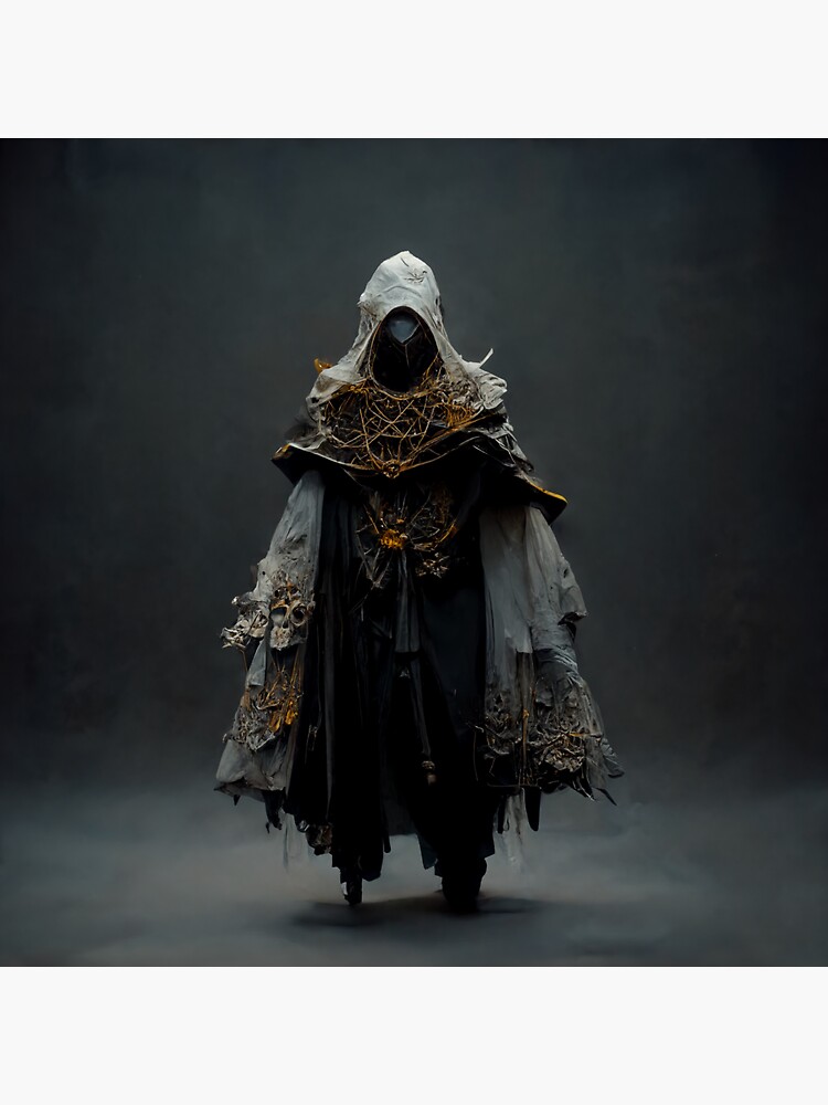 "Faceless wizard" Sticker for Sale by BasiliskAida | Redbubble