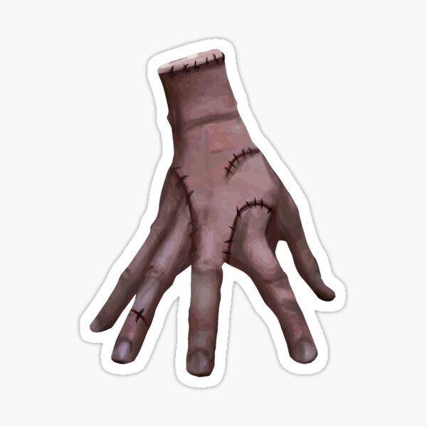 "Fingers Addams" Sticker for Sale by Pegasushop | Redbubble