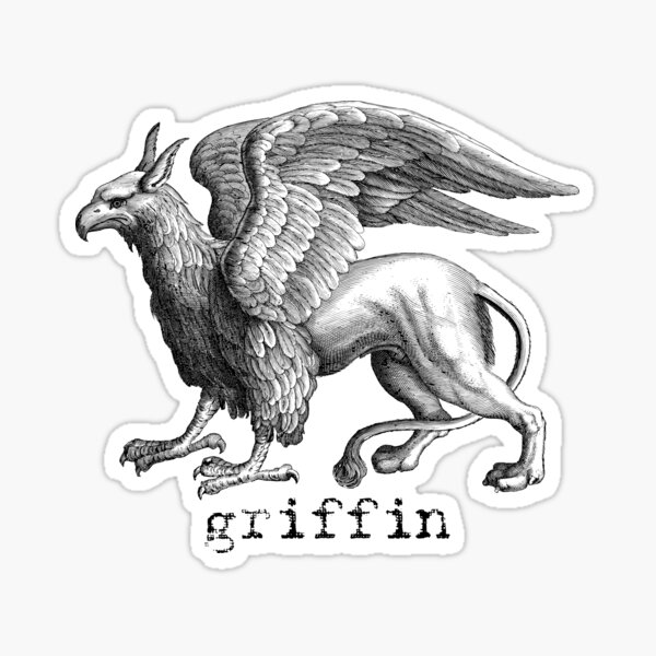 "Griffin Griffon Gryphon | Mythological" Sticker for Sale by ...