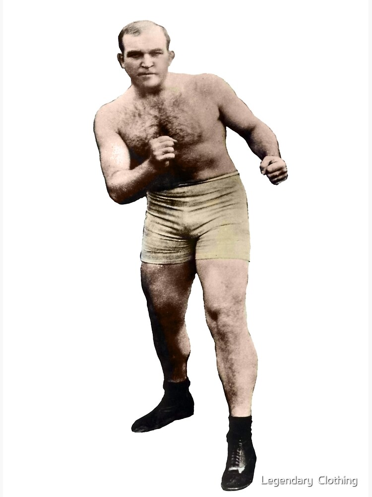 "James J. Jeffries - Heavyweight Champion- Boxing Legend Colorized ...
