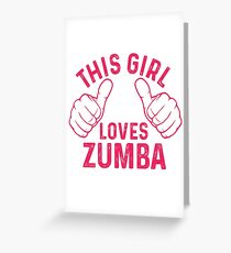 Zumba: Greeting Cards | Redbubble