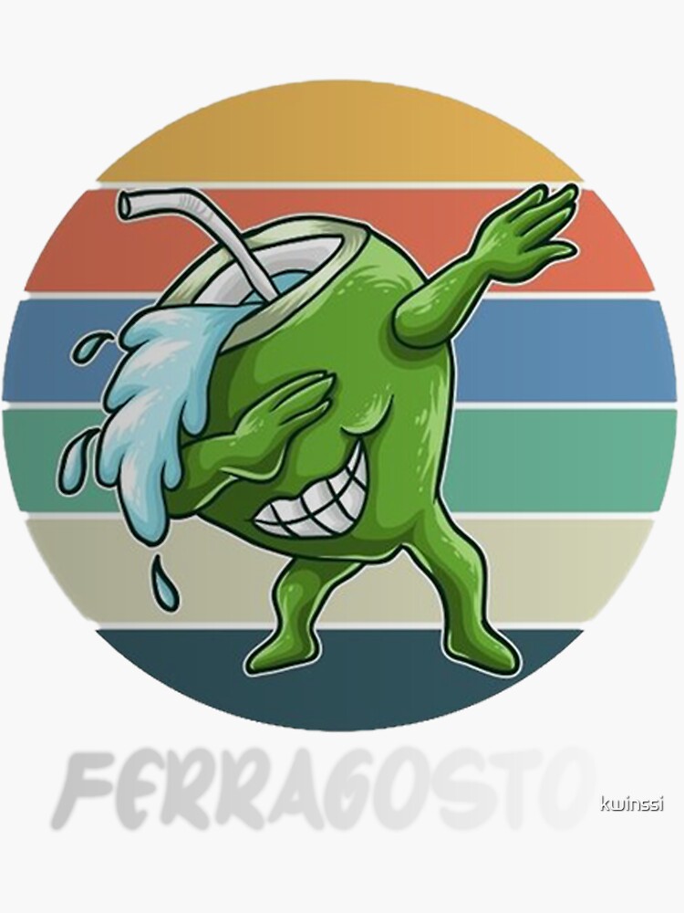 "Buon Ferragosto happy summer" Sticker for Sale by kwinssi | Redbubble