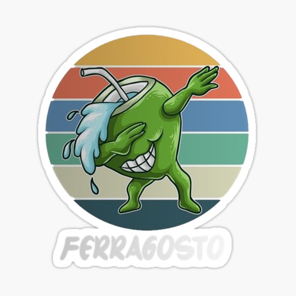 "Buon Ferragosto happy summer" Sticker for Sale by kwinssi | Redbubble